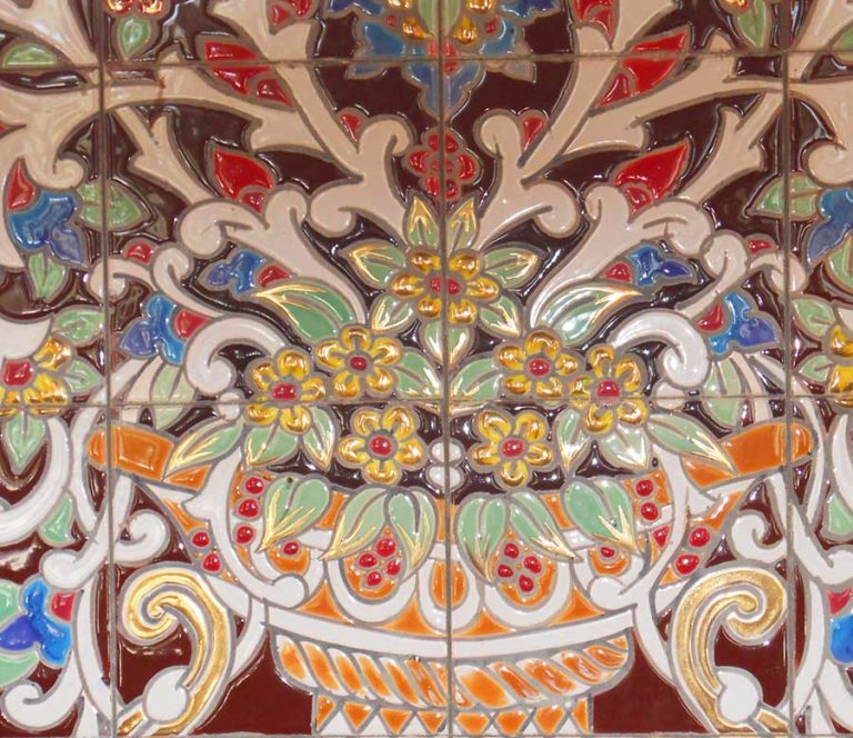 Floral Algerian tiles - Med-O-Med